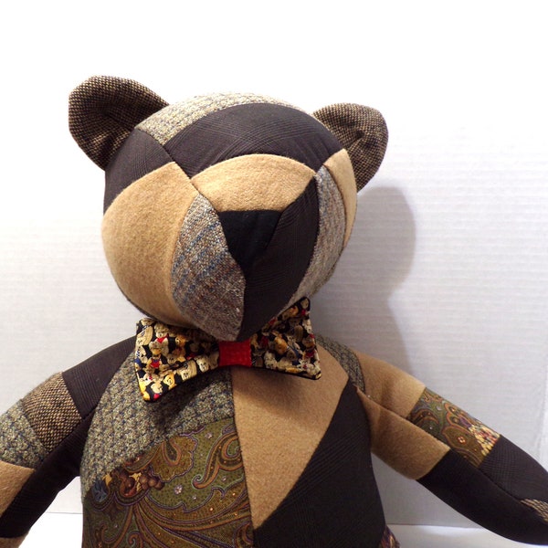 Quilted Patchwork Teddy Bear Patterns - Etsy
