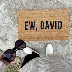 Ew People Doormat Schitts Creek Door Mat Custom Ew David - Etsy