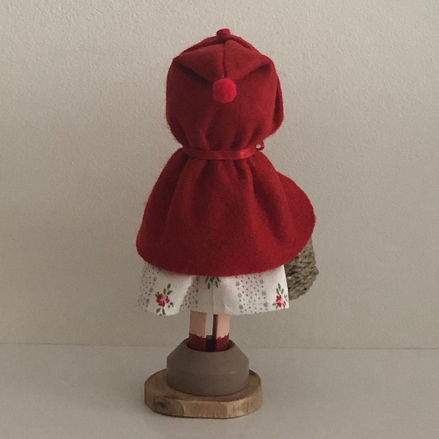 The little red chaperone wooden doll by marydollpins clothes | Etsy