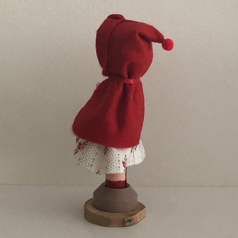 The Little Red Chaperone Wooden Doll by Marydollpins Clothes | Etsy