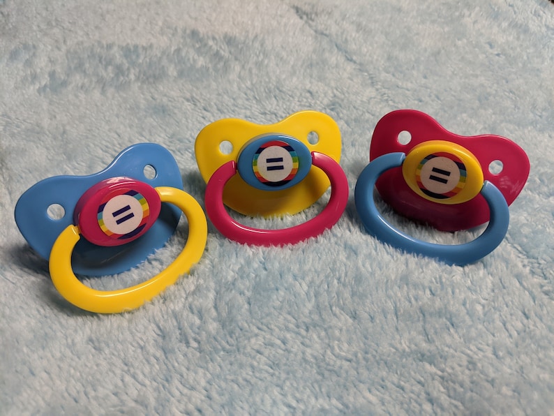 Pan Paci ABDL Pacifier LGBTQ Pacifier Little Space Adult - Etsy