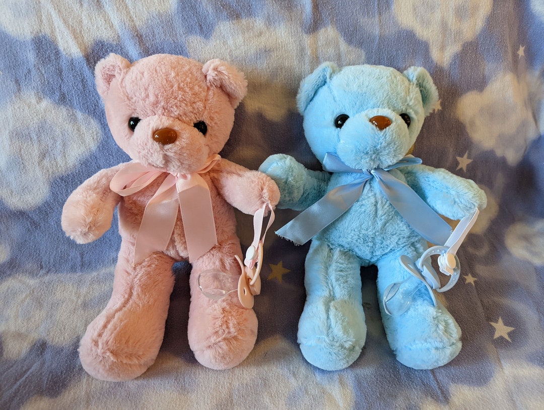 Teddy Bear Paci Pet, Adult Pacifier, Little Space Paci, Baby Boy, Baby ...