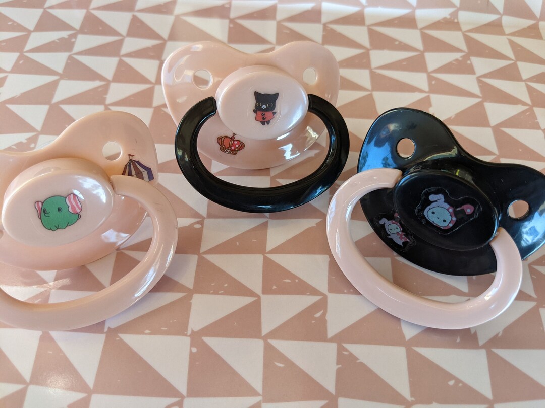 Circus Adult Pacifier, Custom Adult Pacifier,goth Pacifier, DDLG ...