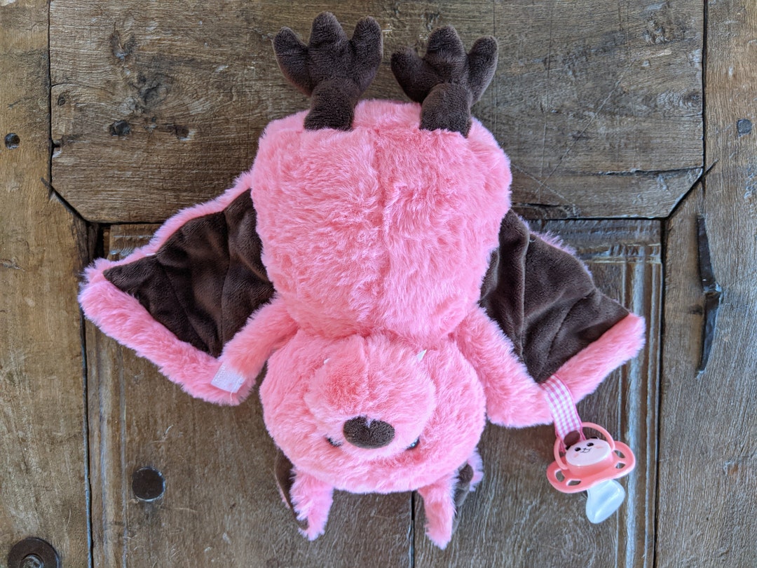 Adult Pacifier, Plush Bat, Bat Pacifier, Little Space, ABDL Pacifier ...