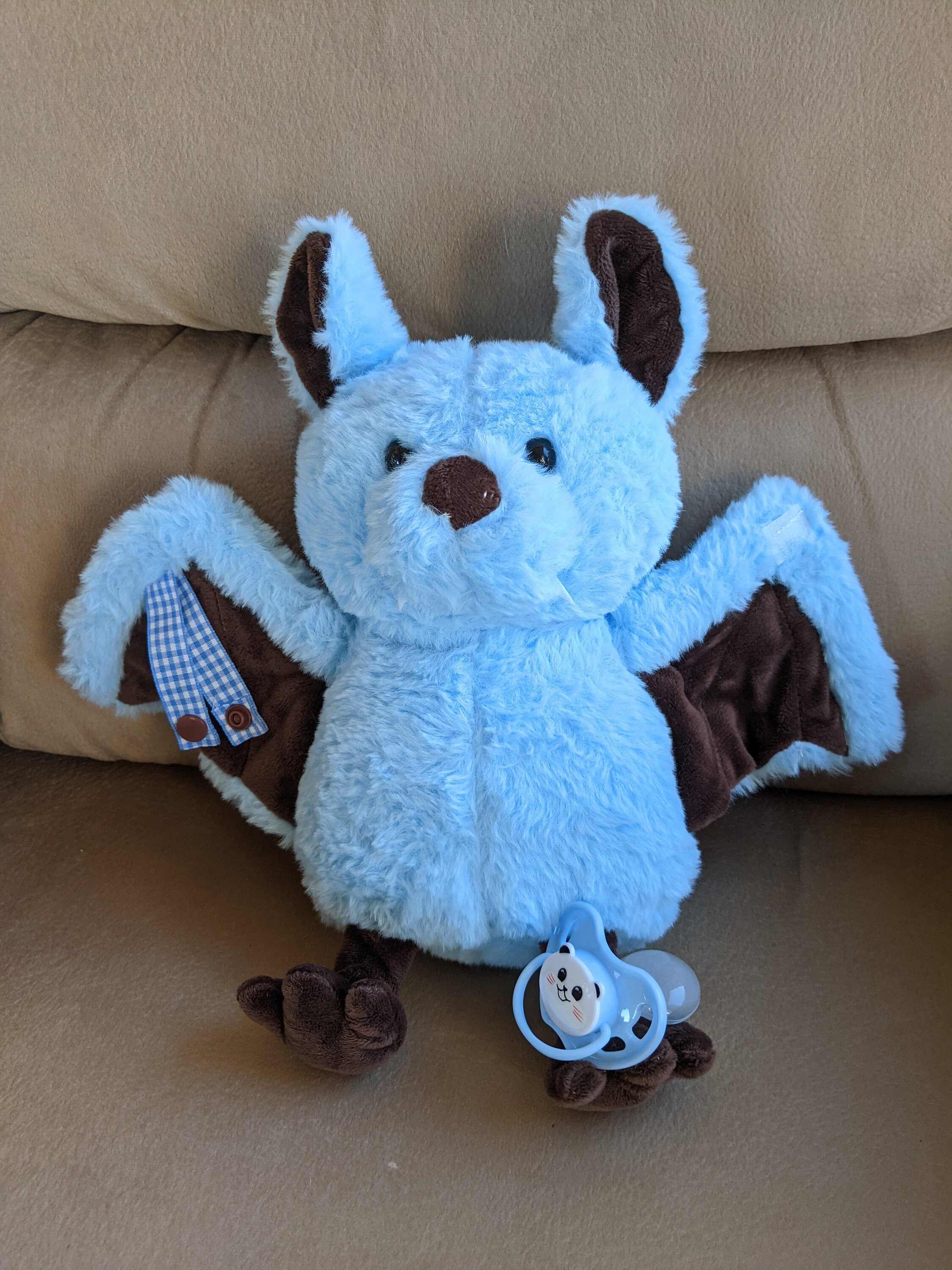 Adult Pacifier Plush Bat Bat Pacifier Little Space ABDL - Etsy