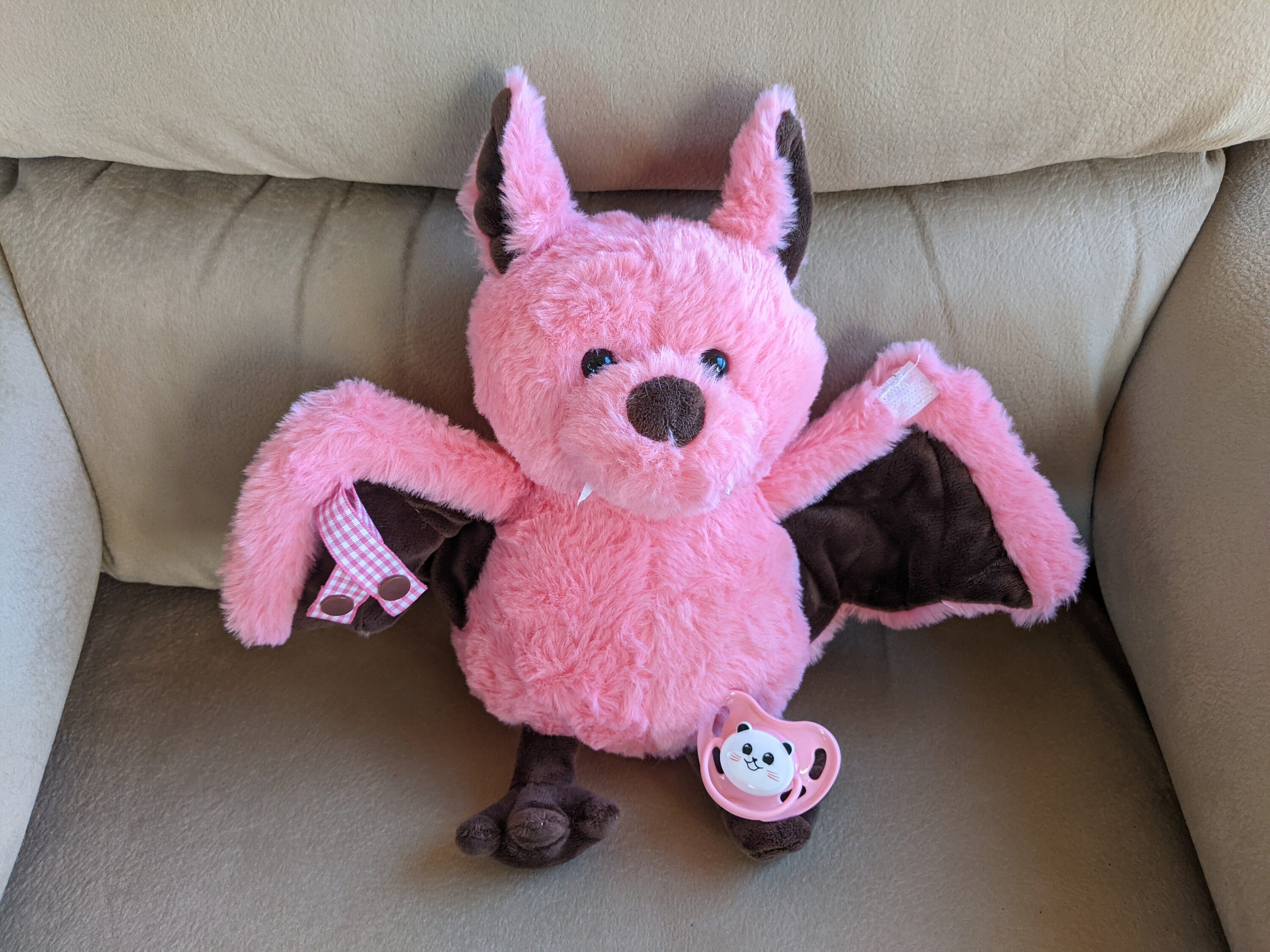 Adult Pacifier Plush Bat Bat Pacifier Little Space ABDL - Etsy