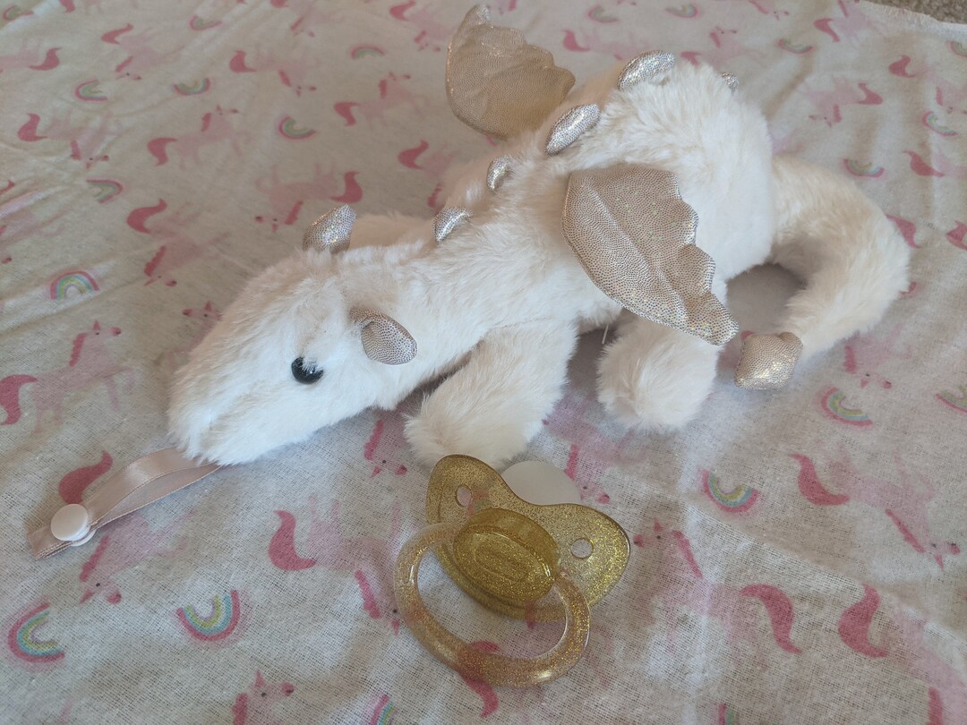 Dragon Paci Pet, Adult Pacifier, Little Space, Mature Plushie, Plush ...