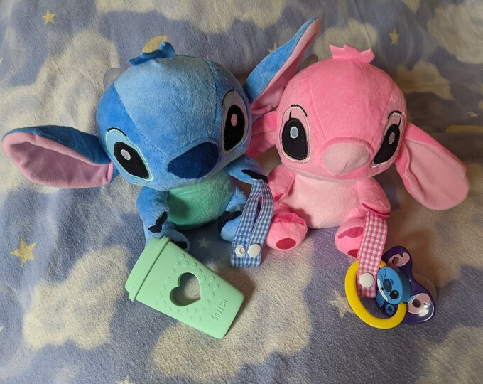 Little Space Stitch & Angle Plushies Adult Pacifier Adult - Etsy