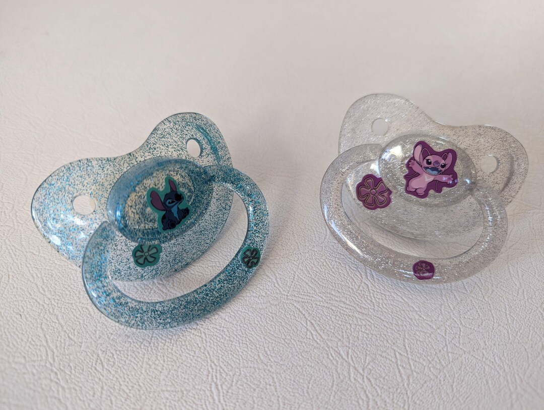 Little Space Stitch or Angle Adult Pacifier, Adult Baby Paci ,ABDL ...