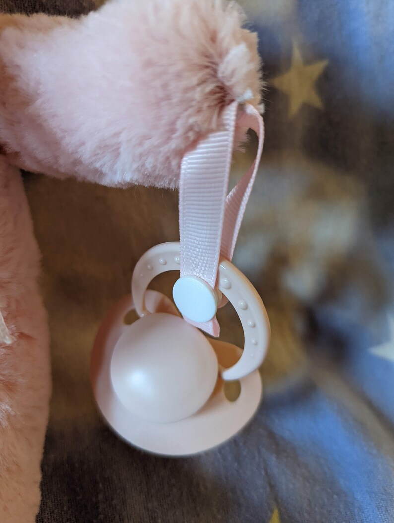 Teddy Bear Paci Pet Adult Pacifier Little Space Paci Baby - Etsy