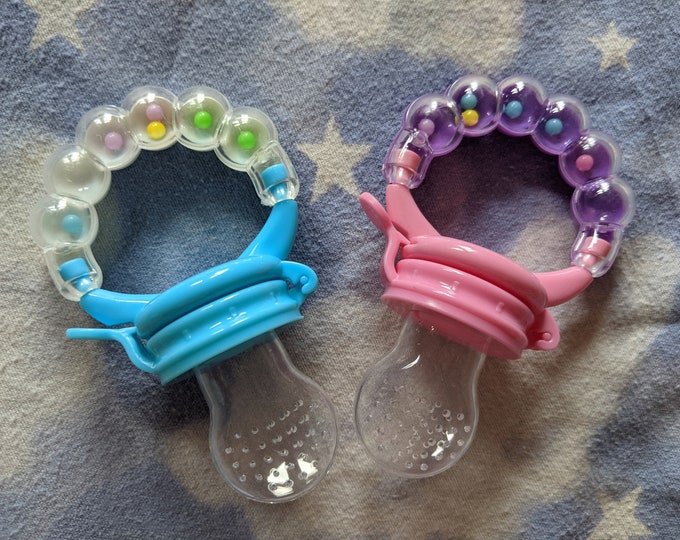 ABDL Pacifier, Little Space Pacifier, ABDL Rattle, Rattle Pacifier ...