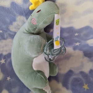 Dino Paci Pet, ABDL Pacifier, Dino Paci, Little Space, Plush Dinosaur ...