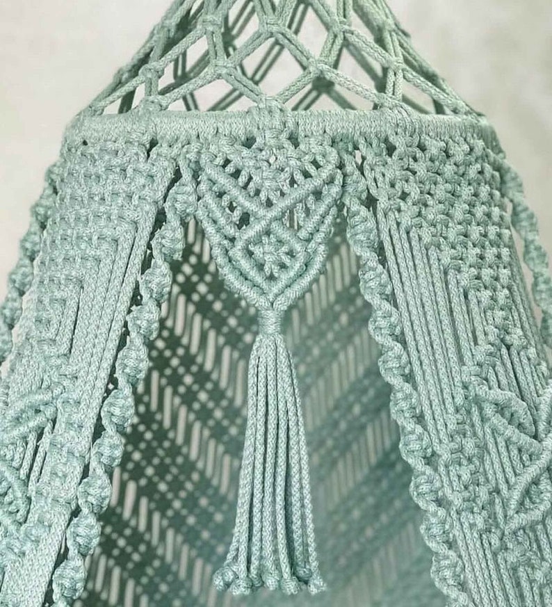 Macrame Adult Swing Made by Macrame Cord and Iron Metal Boho - Etsy