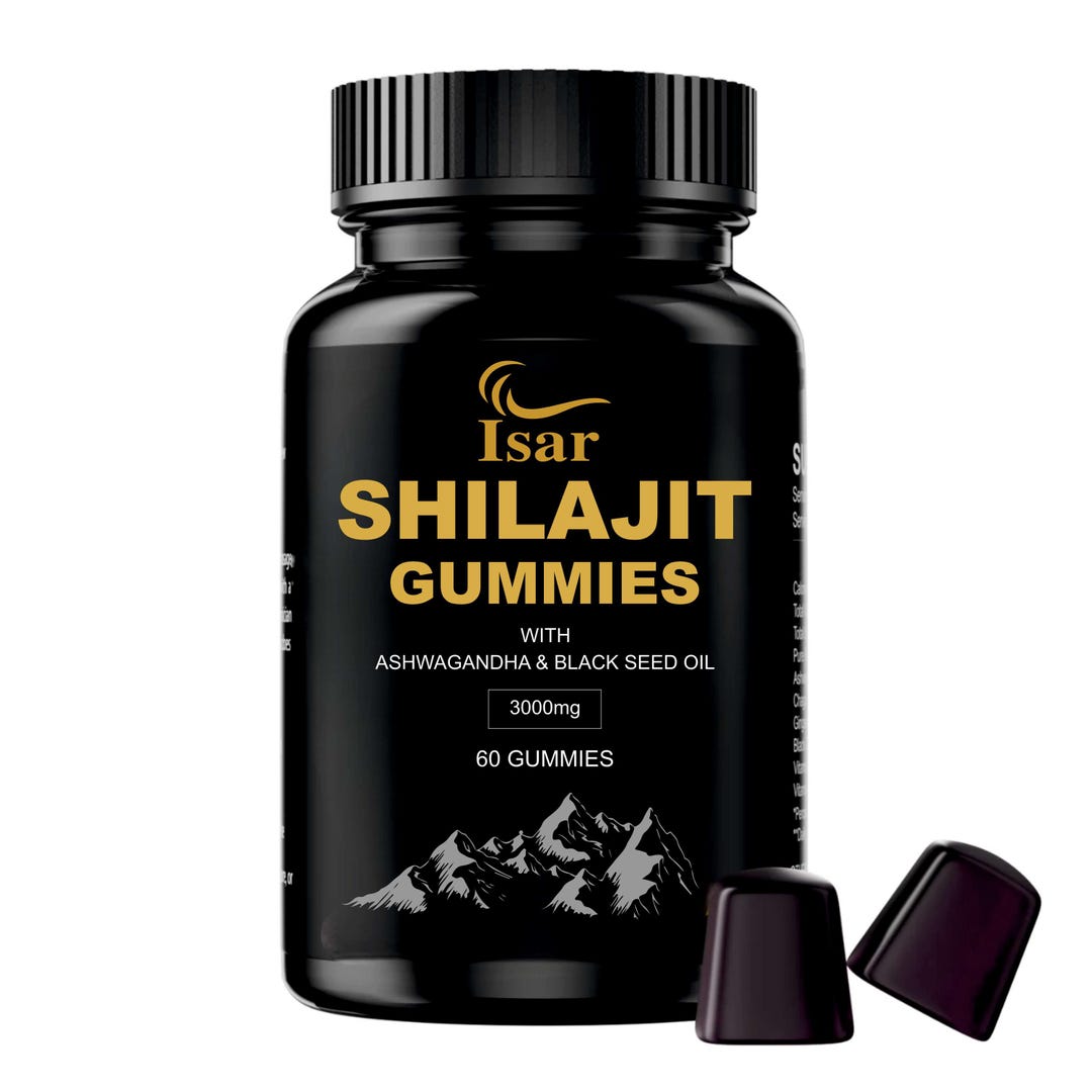 100 Jar of 60 Pcs Shilajit Gummies the Ancient Secret to Modern Health ...