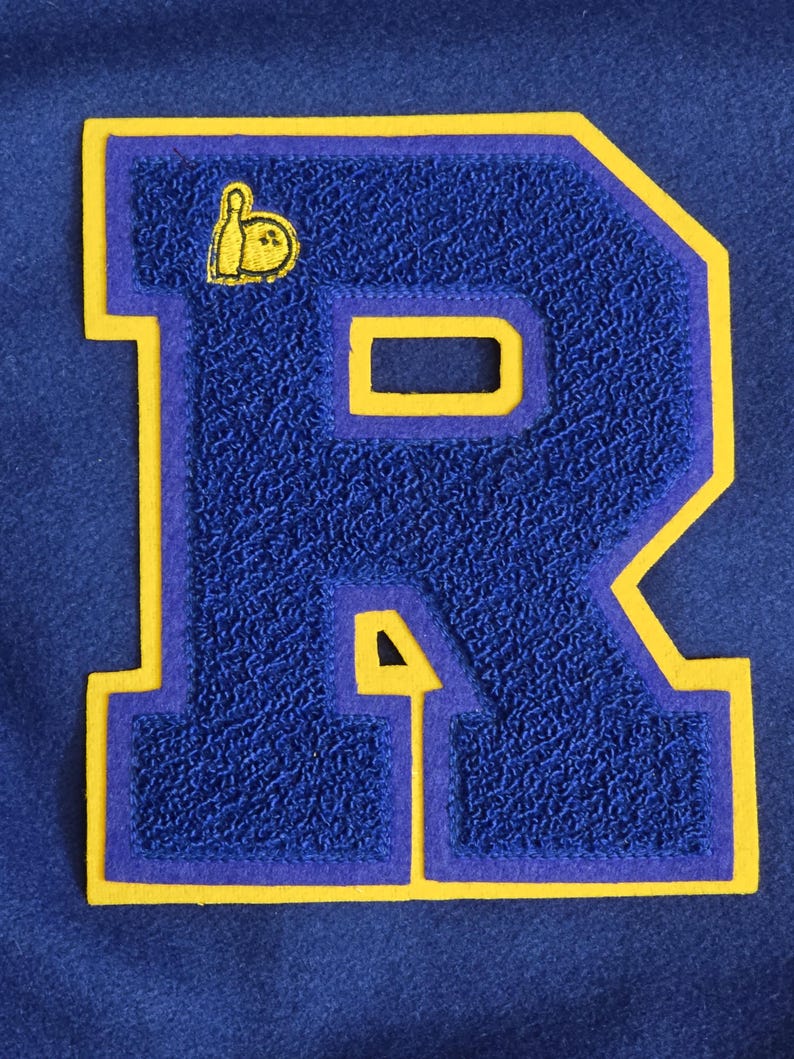 Chenille Varsity Letter Various Sizes - Etsy