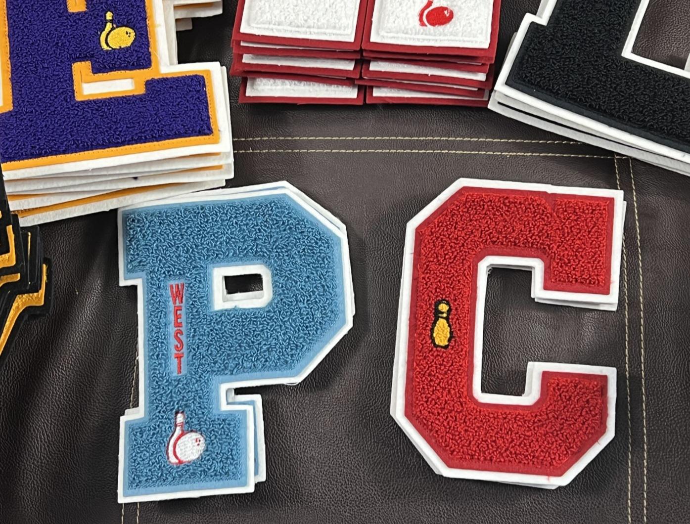 Chenille Varsity Letter Various Sizes - Etsy