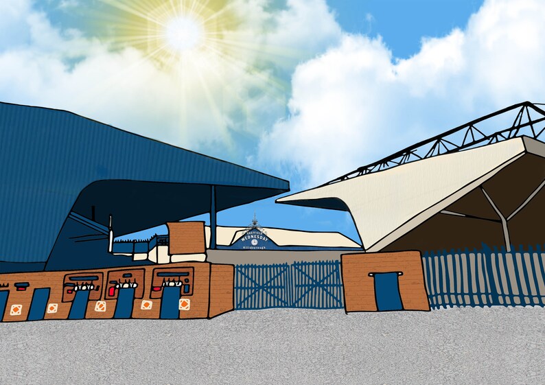 Personalised Sheffield Wednesday FC Art Print | Etsy UK