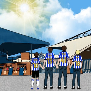 Personalised Sheffield Wednesday FC Art Print - Etsy UK