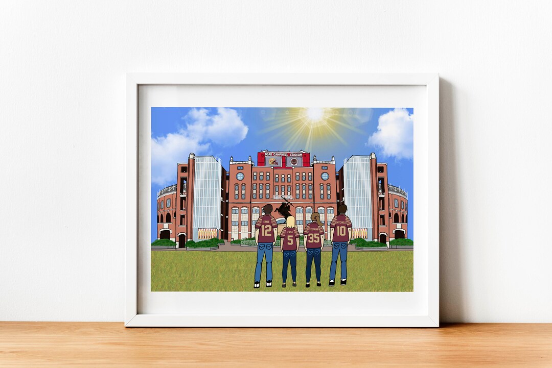 Florida Seminoles Personalised Art Print - Etsy France