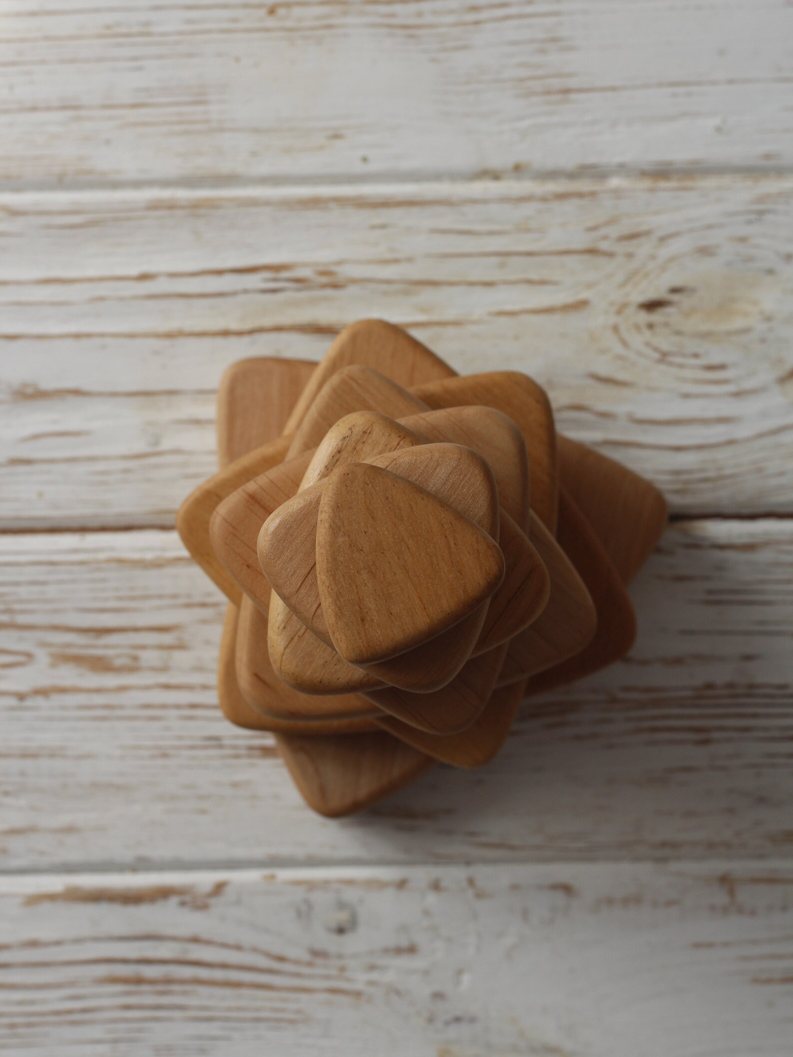 Montessori Triangle Wooden Stacker Toy Wood Stacking Pyramid - Etsy