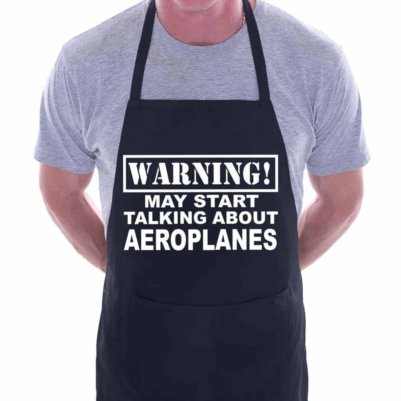 Apron With Planes On - Etsy UK