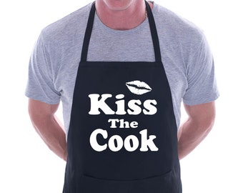 Kiss Me I'm Italian Cooking Apron, Funny Italian Gift Idea, Cute Chef ...