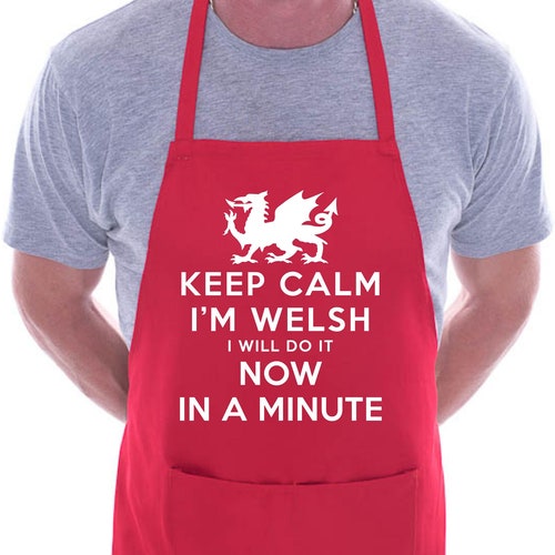 Print4u Wales Welsh Perfect BBQ Cooking Funny Novelty Apron - Etsy