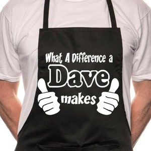 Print4u Dave BBQ Cooking Funny Novelty Apron - Etsy UK