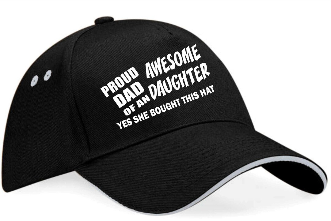 Print4u Proud Dad of A Daughter Baseball Cap Father's Day Birthday Gift ...