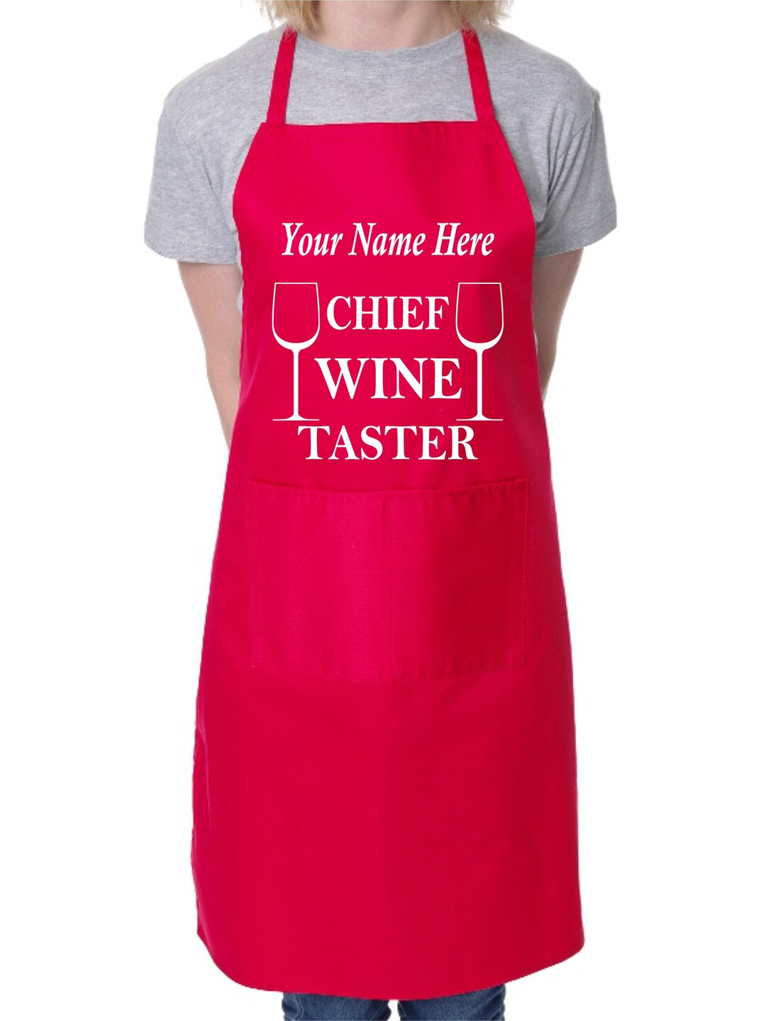 Personalized Chief Wine Taster Apron, BBQ Chef Gift - Etsy UK