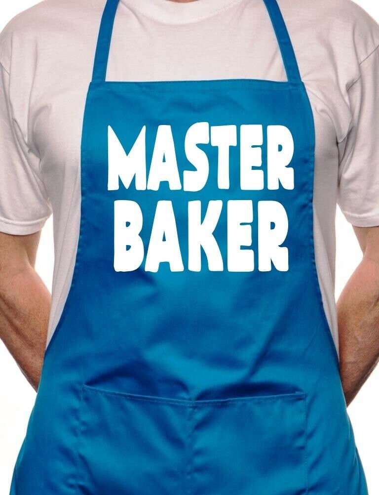 Print4u Master Baker Novelty Cooking Funny Unisex Apron - Etsy UK
