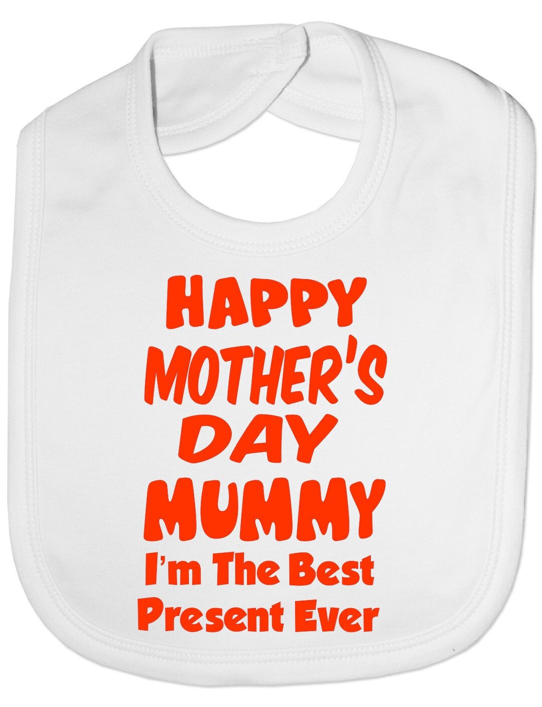Mother's Day Baby Bib: 100% Cotton Feeding Bib - Etsy