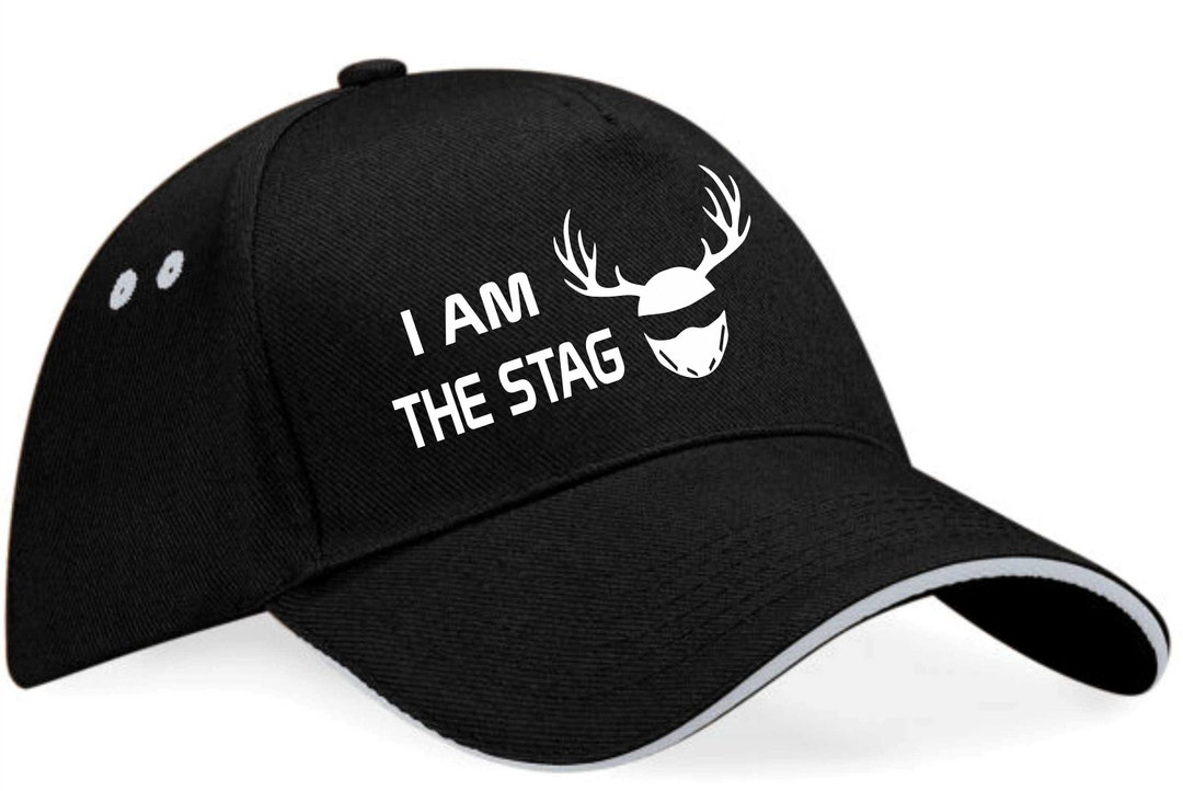 Print4u I Am the Stag Baseball Cap Stag Night Gift Birthday Present for ...