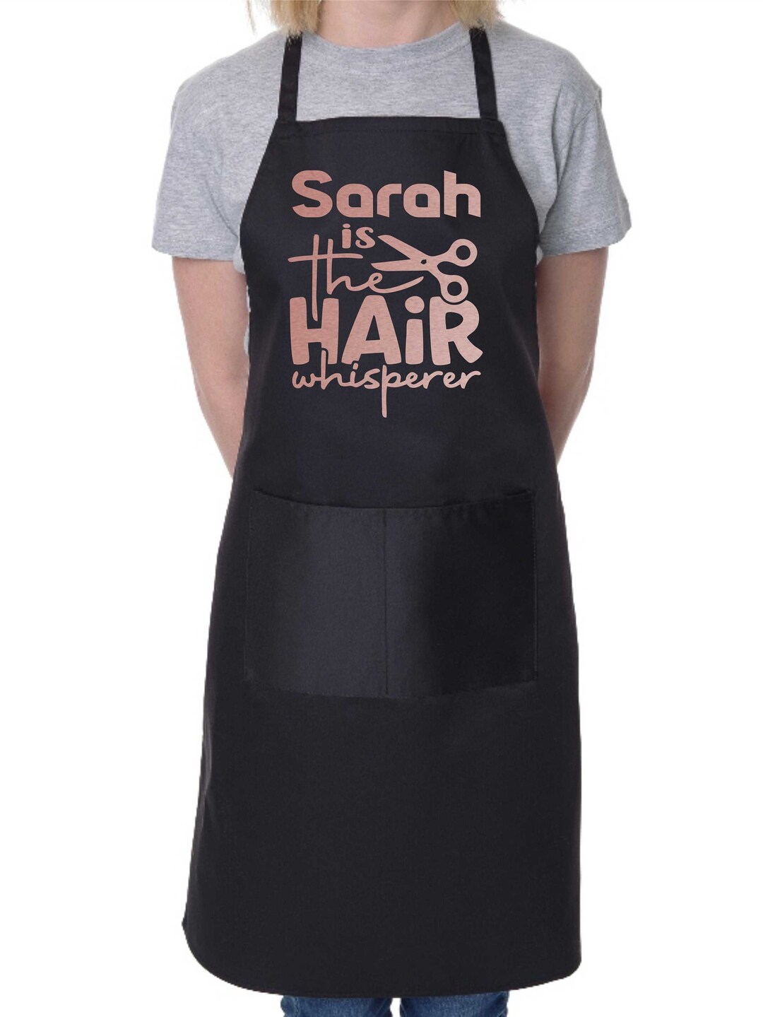 Print4u Personalised Apron Hair Whisperer Hair Salon Your Name Great ...