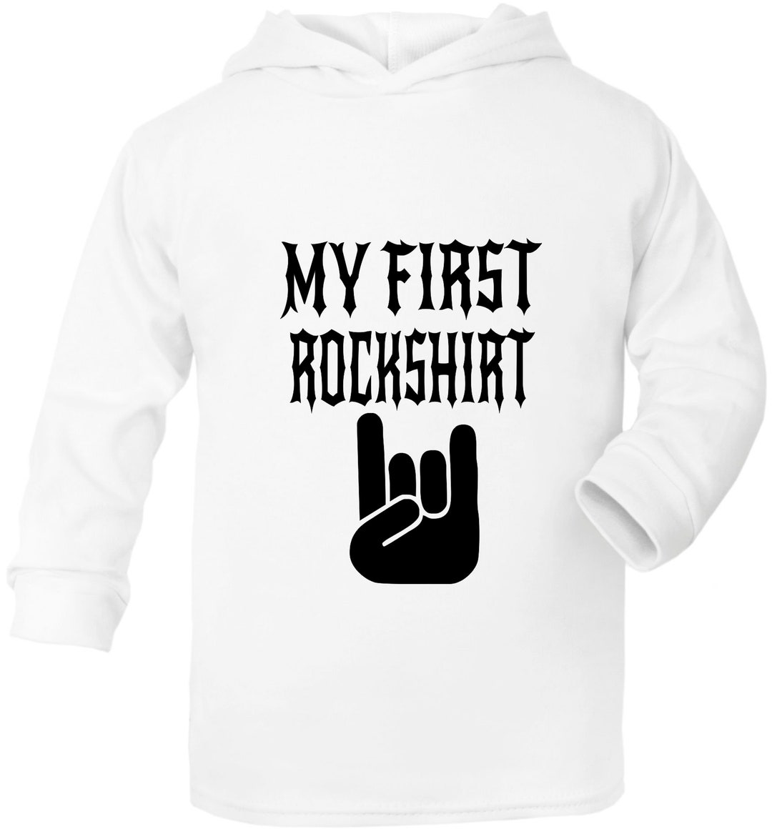 Print4u My First Rock Top Music Funny Baby Hoodie Present Gift - Etsy UK