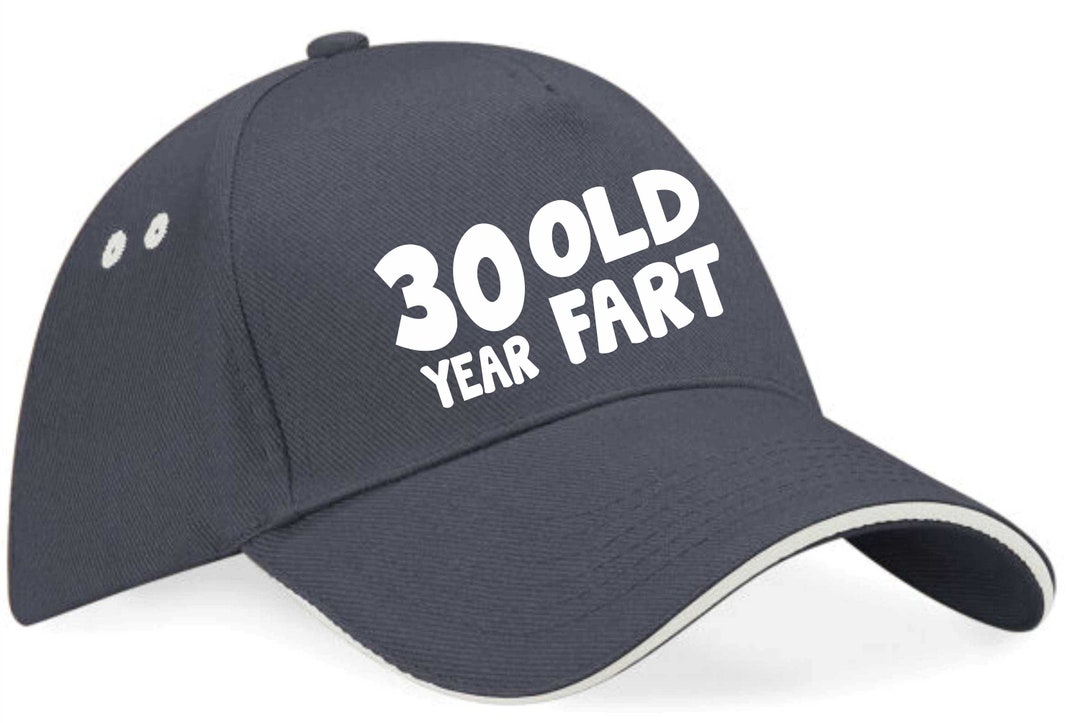 Print4u 30 Year Old Fart Baseball Cap 30th Birthday Gift for Men and ...