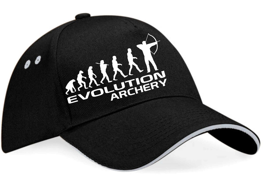 Print4u Evolution of Archery Baseball Cap Sports Birthday Present for ...