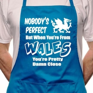 Print4u Wales Welsh Perfect BBQ Cooking Funny Novelty Apron - Etsy