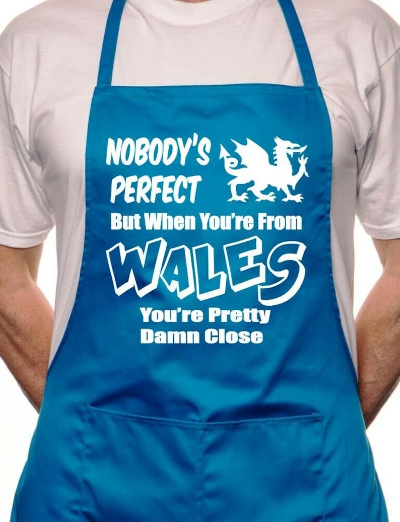 Print4u Wales Welsh Perfect BBQ Cooking Funny Novelty Apron - Etsy