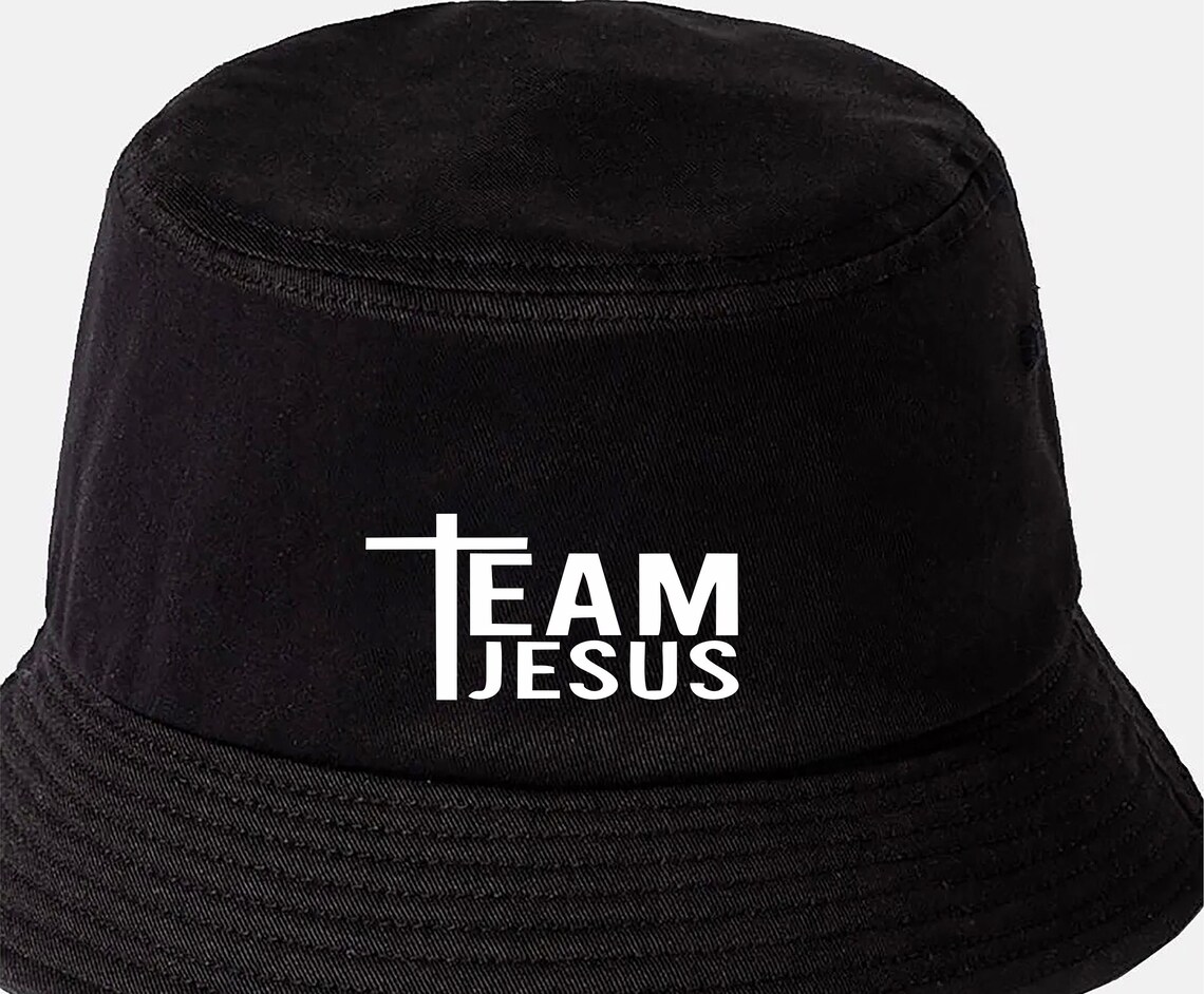 Print4u Team Jesus Bucket Hat Christian Religion Birthday Gift for Men ...