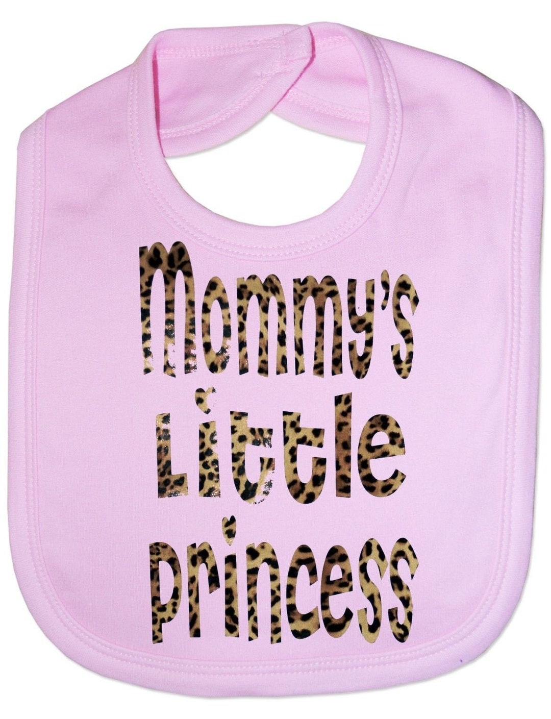 Mommy's Little Princess in Animal Print Funny Baby Toddler Newborn Bib ...
