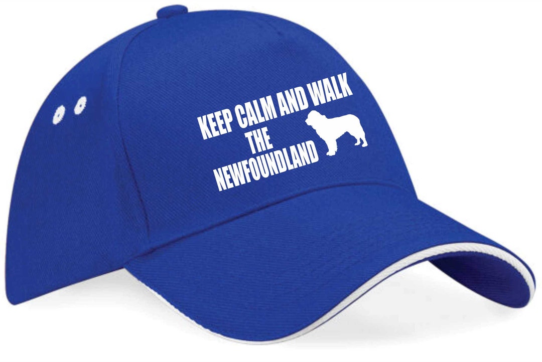 Newfoundland Dog Baseball Cap: Keep Calm, Gift for Dog Lovers - Etsy