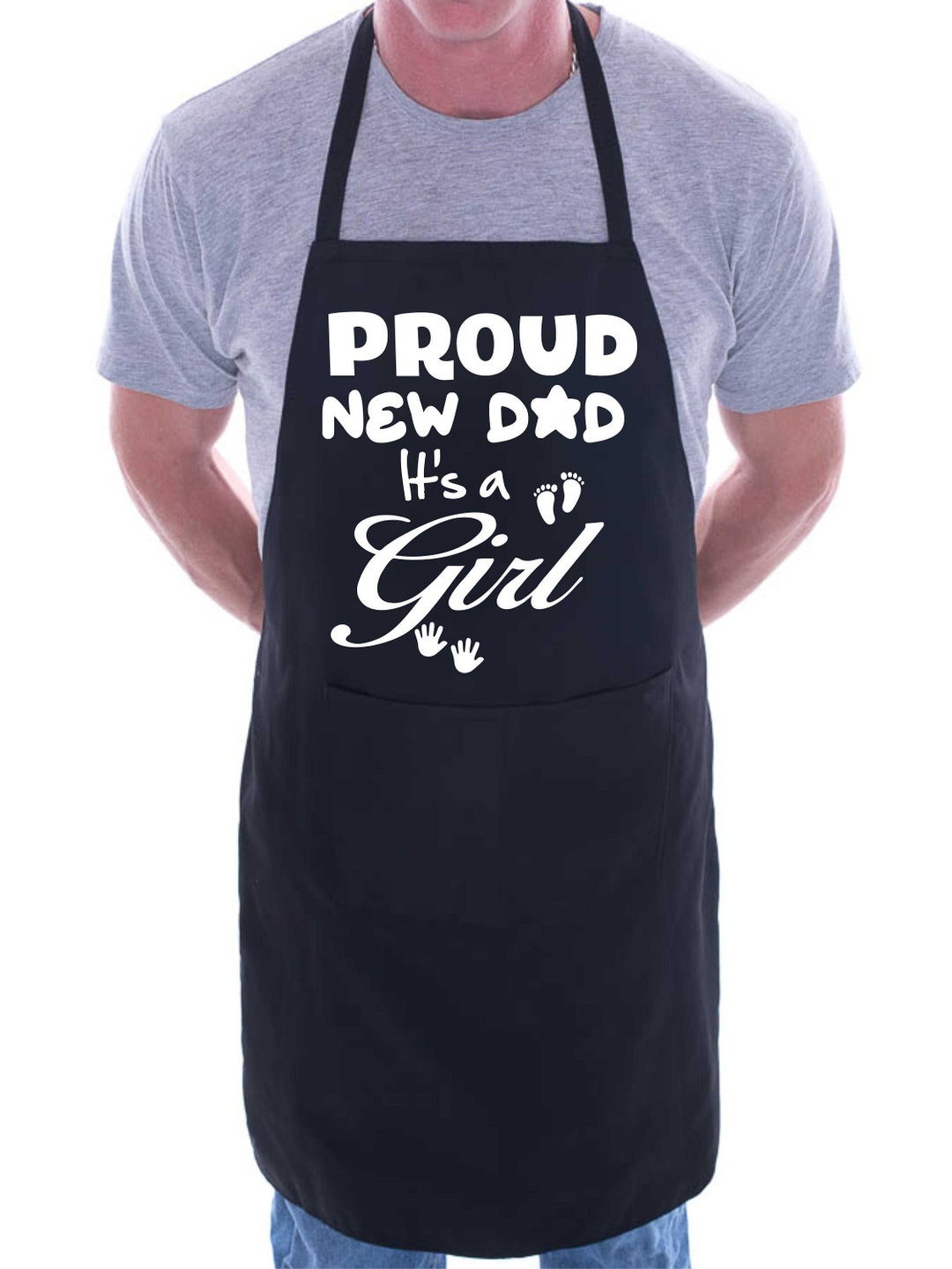 Proud New Dad Apron - It's A Girl, Funny BBQ Apron - Etsy