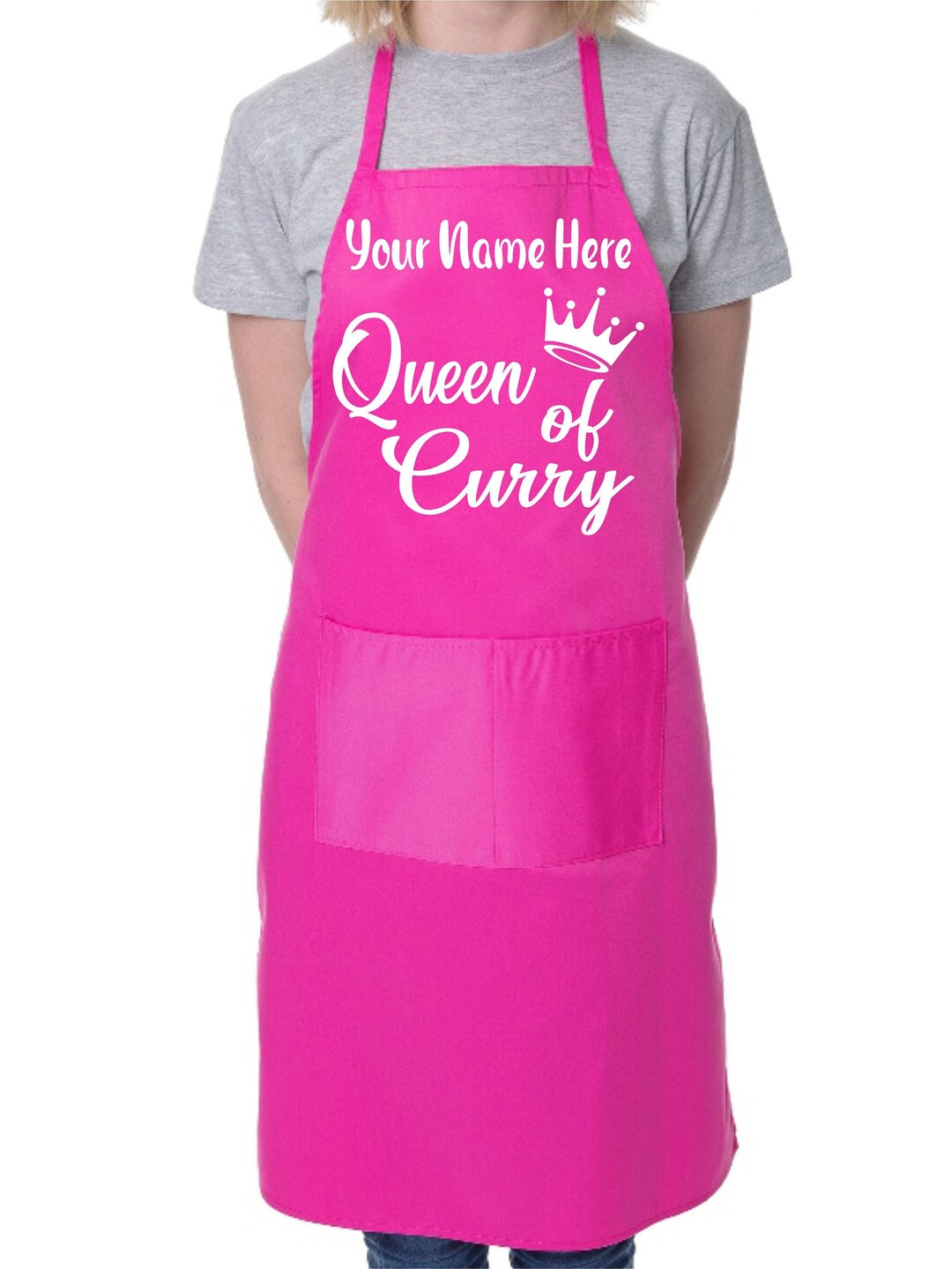 Personalized Queen of Curry Apron - Custom Chef Gift - Etsy