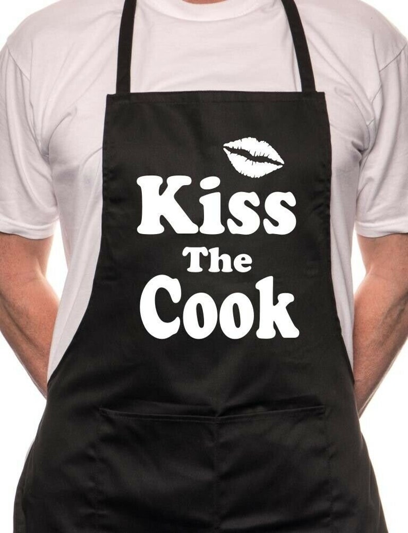 Print4u Kiss the Cook Novelty Cooking Funny Unisex Apron - Etsy