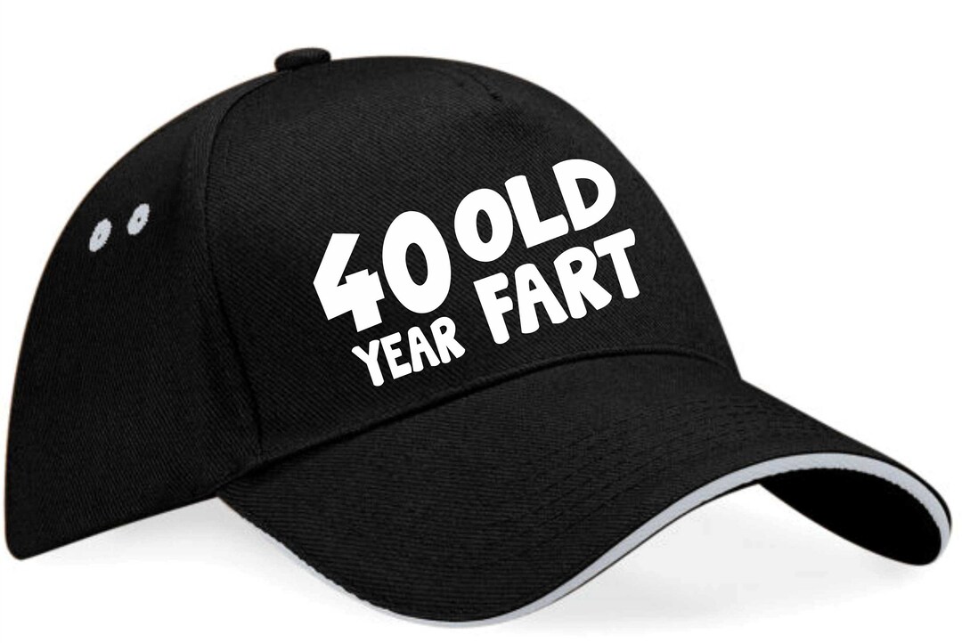 Print4u 40 Year Old Fart Baseball Cap 40th Birthday Gift for Men and ...