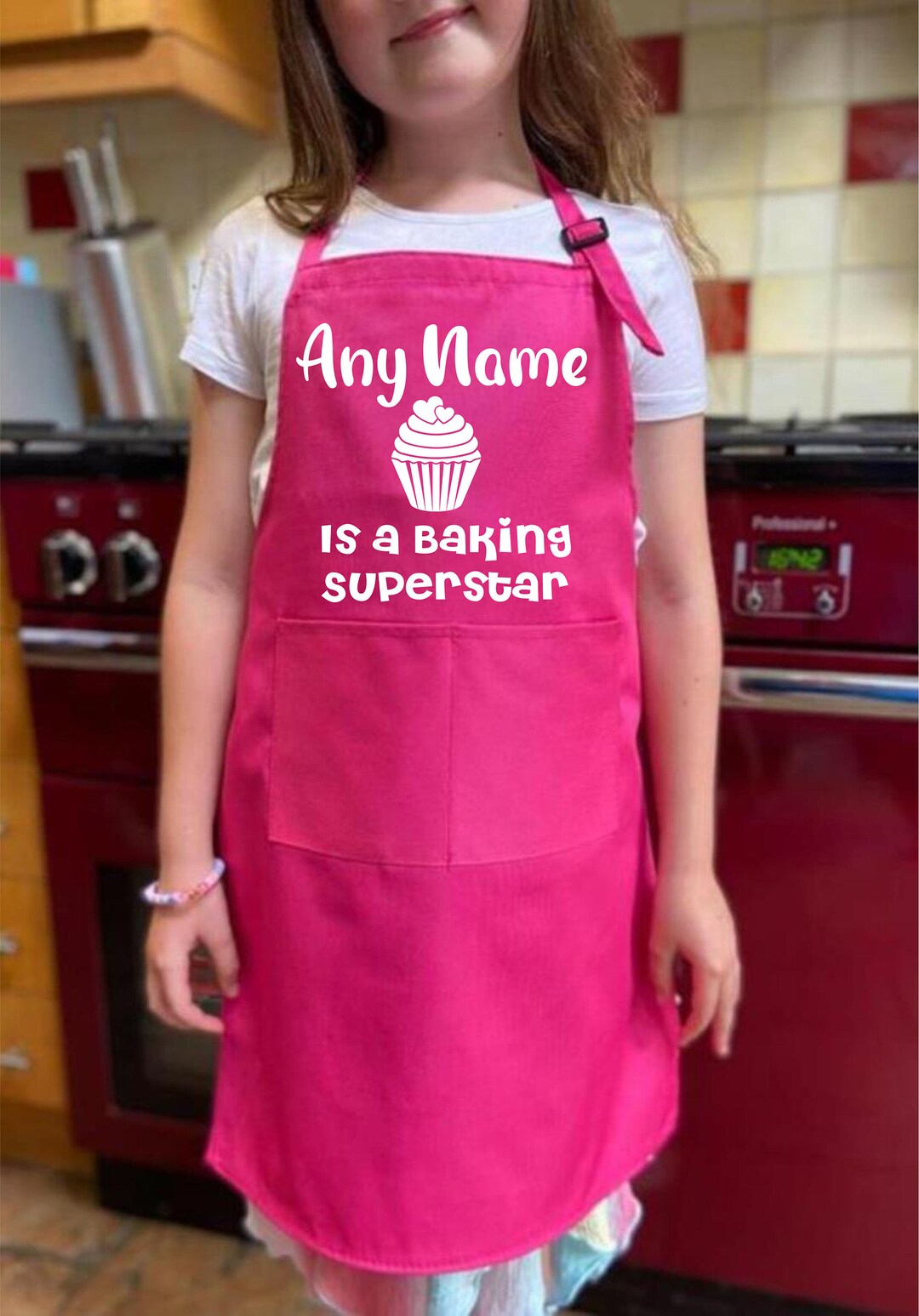 Custom Kids Apron, Baking Superstar Gift - Etsy