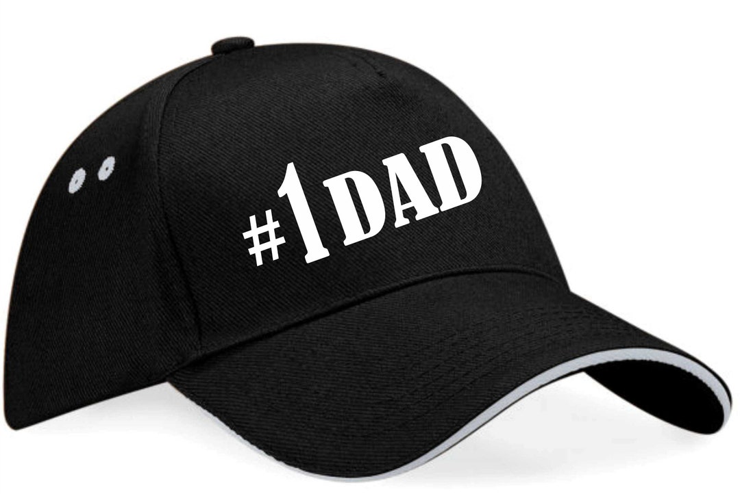 Print4u Number One Dad Baseball Cap Father's Day Birthday Present for ...