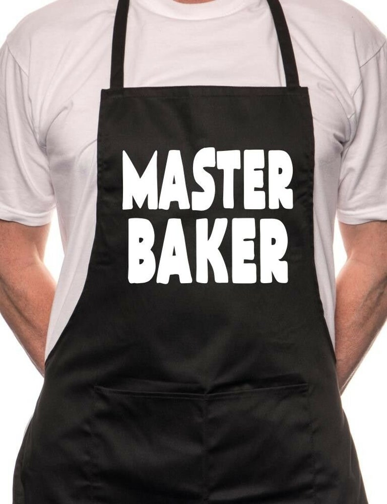 Print4u Master Baker Novelty Cooking Funny Unisex Apron - Etsy UK