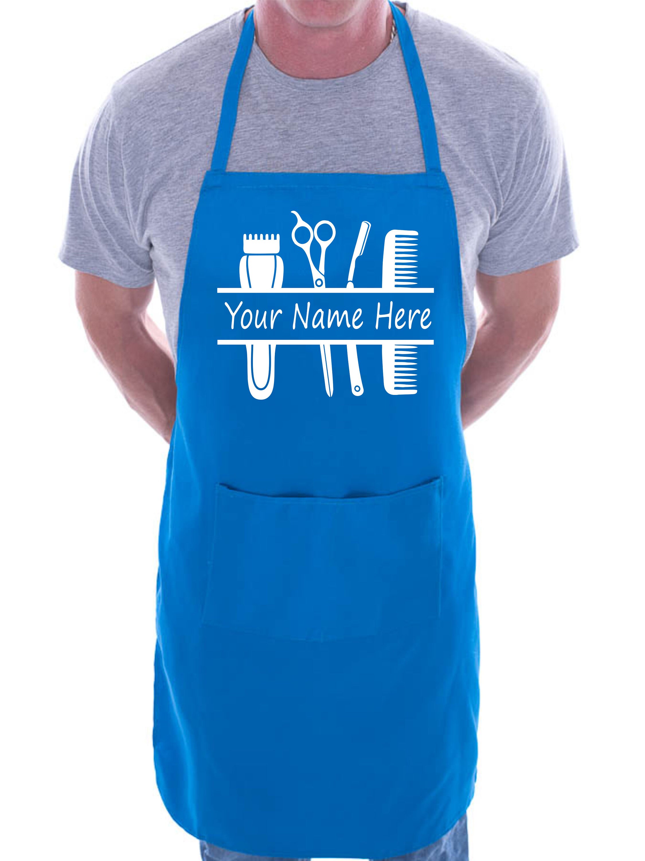 Personalized Barber Apron, Custom Name Hair Stylist Apron - Etsy